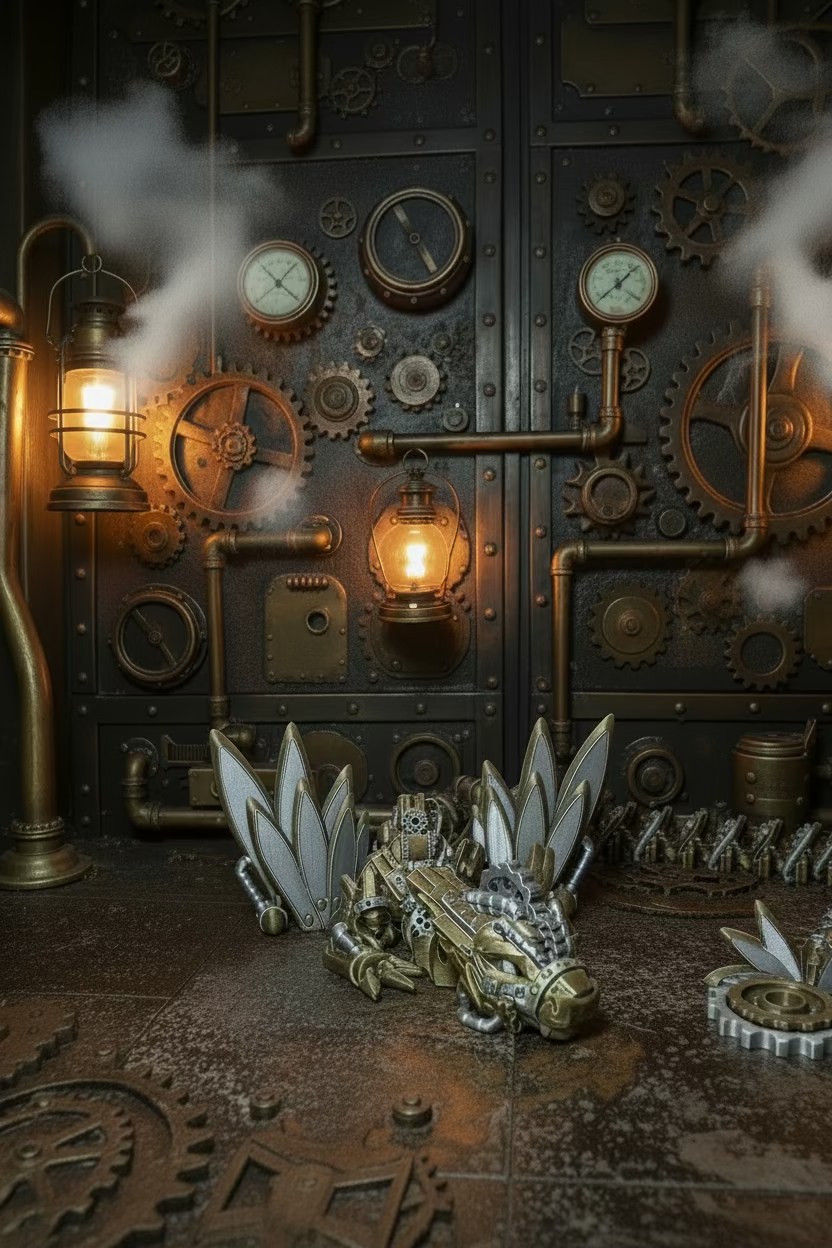Steampunk Dragon XL – Cotto 3D Creations